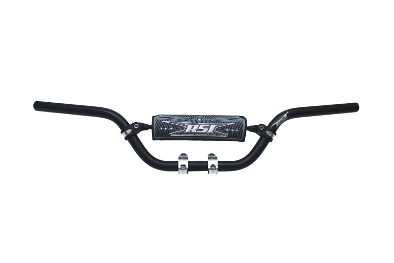 ALUMINUM 10 DEGREE BEND HANDLEBAR 5" RISE BLACK ANODIZED - Straightline ...