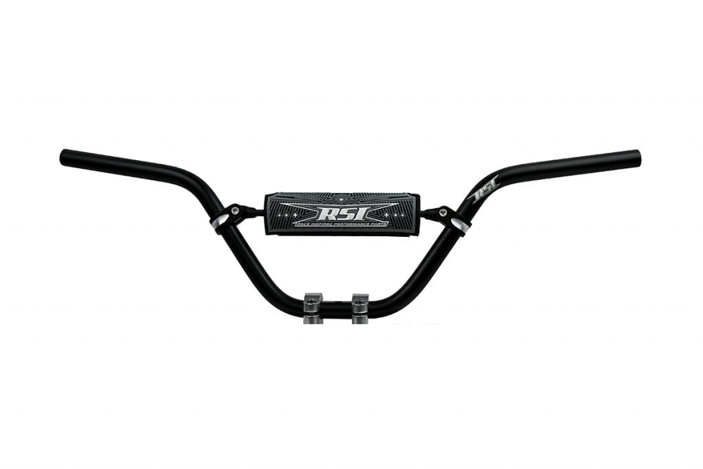 ALUMINUM 10 DEGREE BEND HANDLEBAR 7″ RISE BLACK ANODIZED - Straightline ...