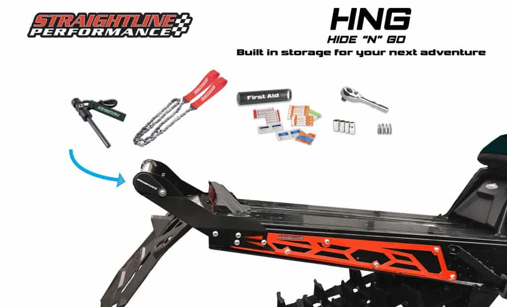 Polaris AXYS Hide ‘N’ Go (HNG) Rear Bumper 155″ Track – (WHITE REAR ...