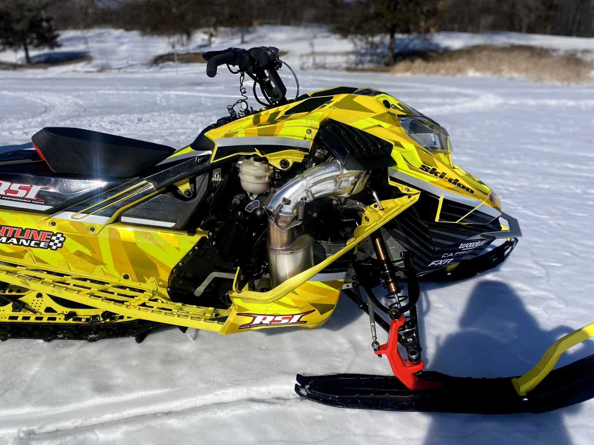 Ski-Doo Gen 4 850 Factory Turbo Lightweight Muffler- Ceramic coated ...